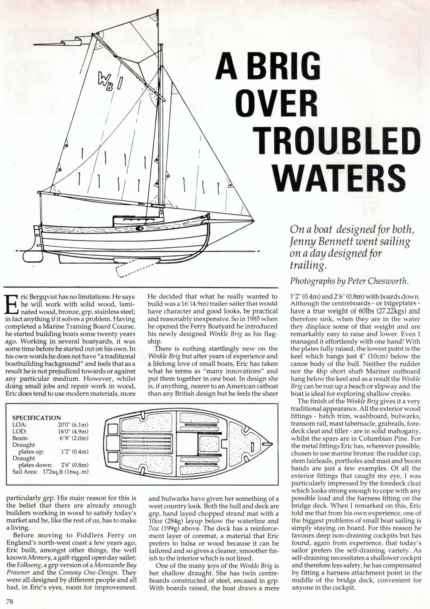 Classic Boat Magazine (1989) – The Winkle Brig Archive