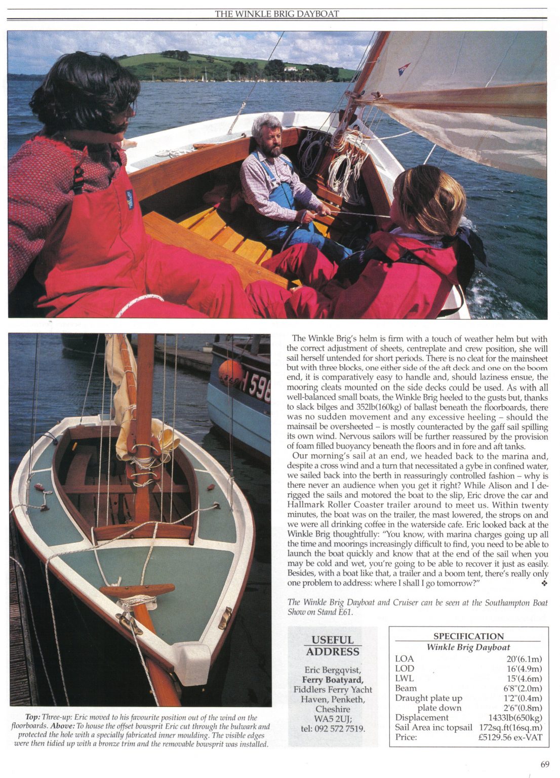 Classic Boat Magazine (1991) – The Winkle Brig Archive
