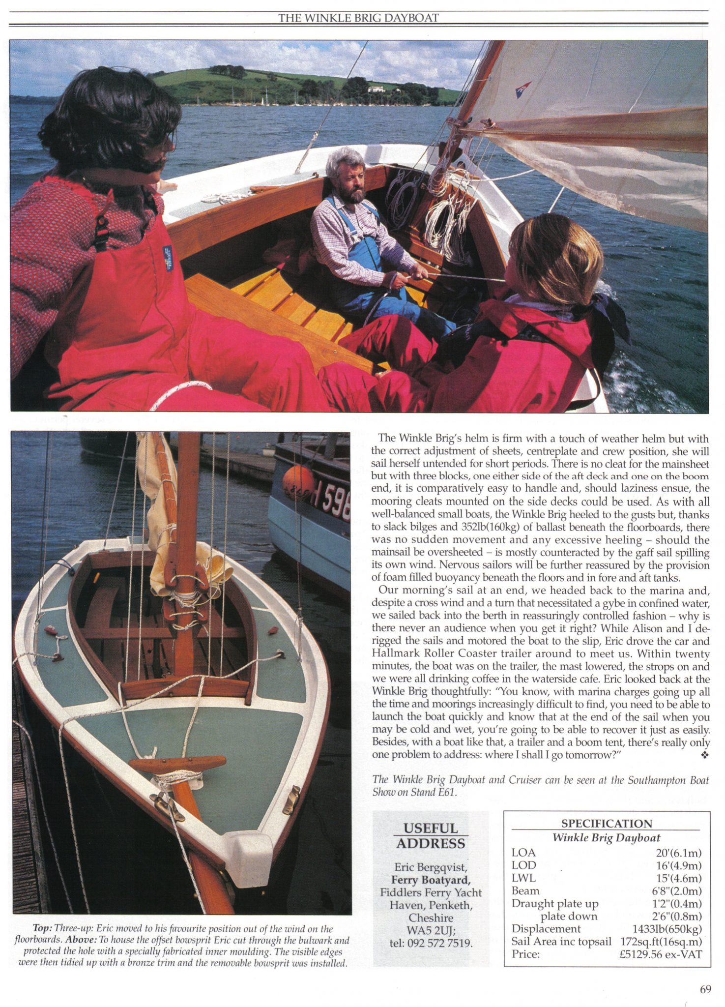 Classic Boat Magazine (1991) – The Winkle Brig Archive